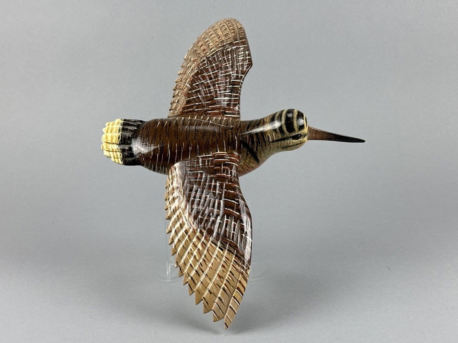 Carl Christiansen Hand Carved Flying Woodcock Auction
