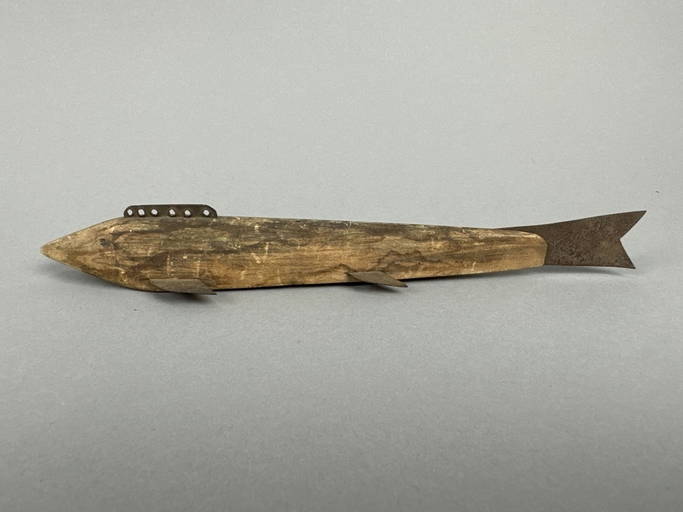 Vintage Native American Fish Spearing Decoy