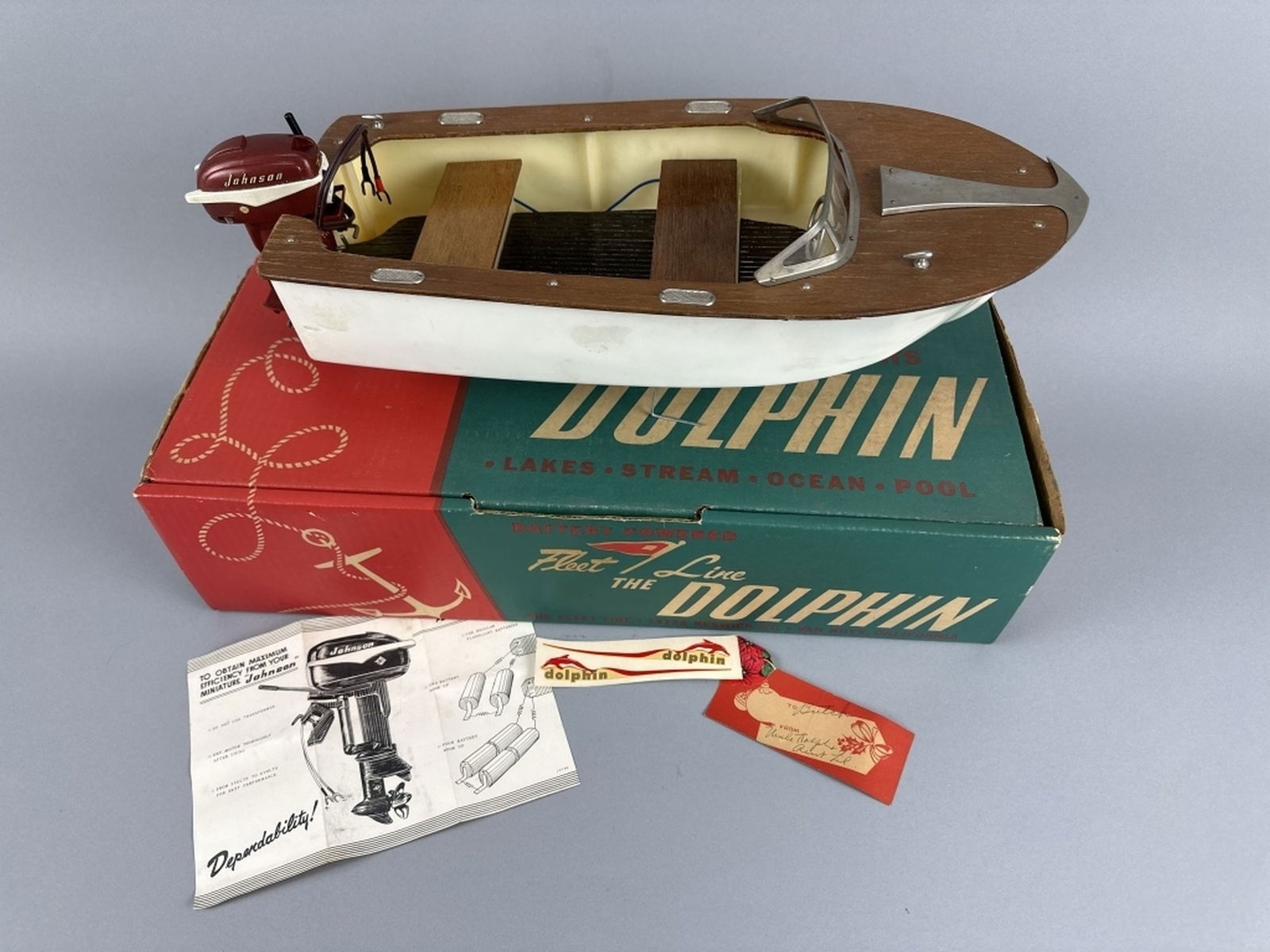 Vintage Fleet Line Toy Boat Auction