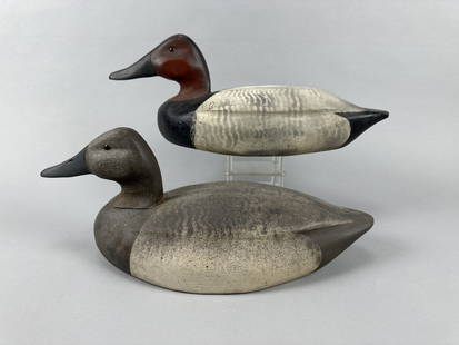 Sam Barnes Pr Of Canvasback Duck Decoys Auction