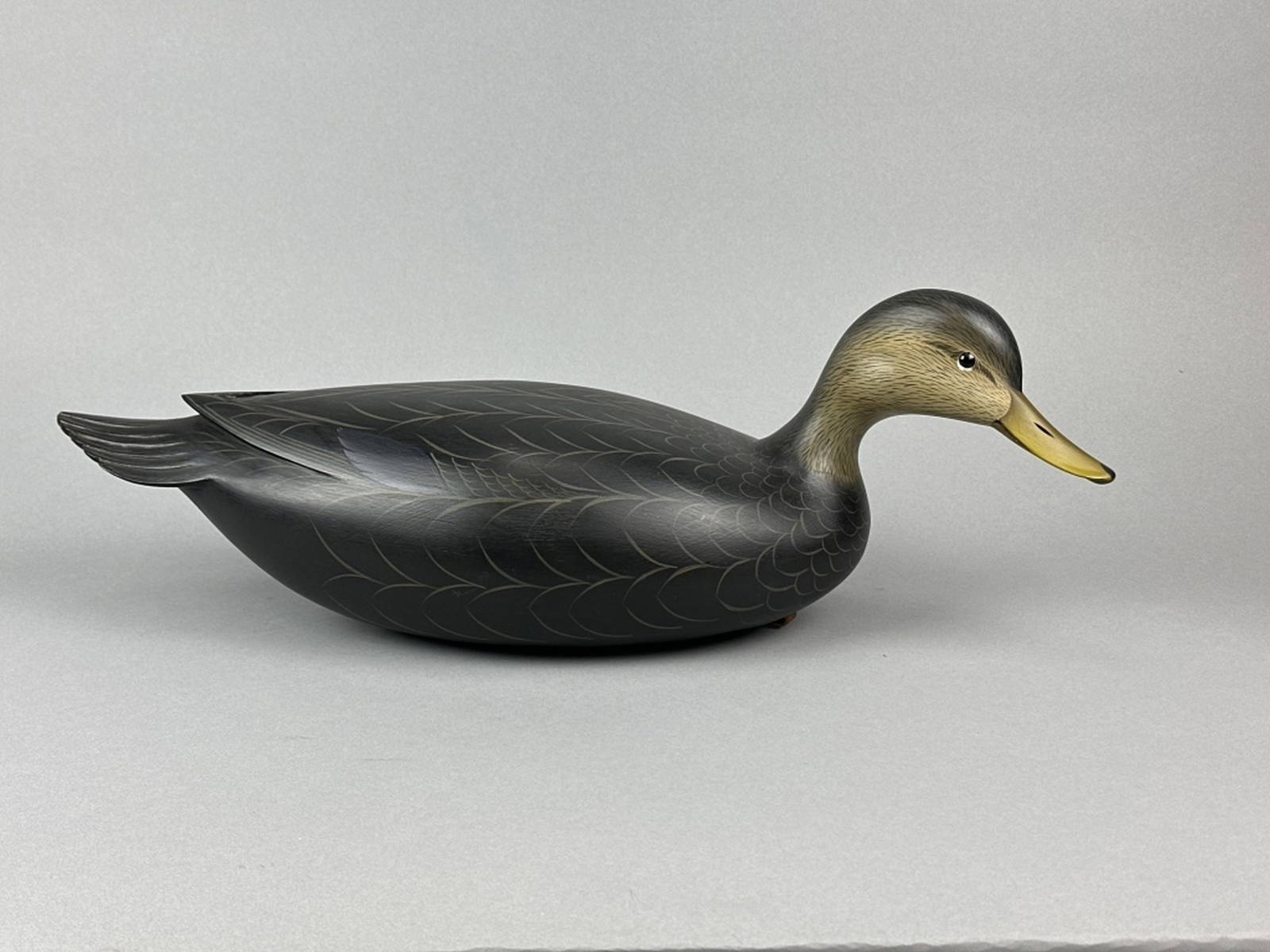 George Strunk Black Duck Decoy Auction