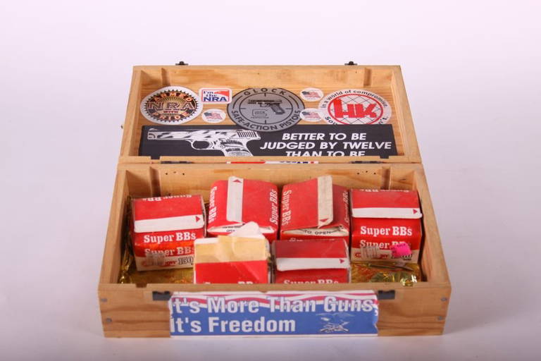 Wooden Box W/ Six Super Bb Containers