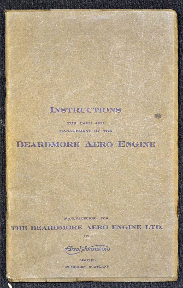 Aviation 1916 Beardmore Aero Engine