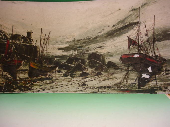 Bill Hawkes^ British 20th Century A Beach