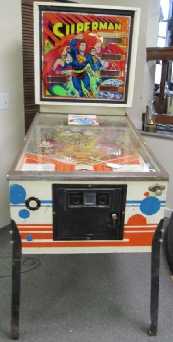 "Atari" Superman Pinball Machine