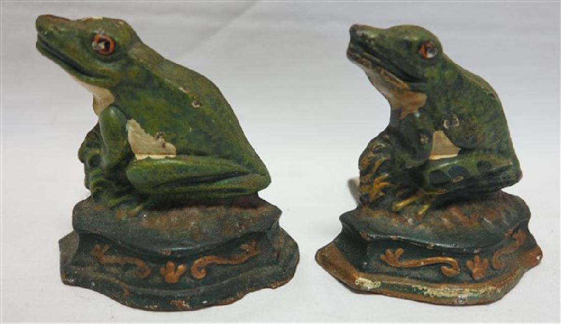 Frog bookends - Jan 06, 2019 | State Line Auctions & Estate Services in CT