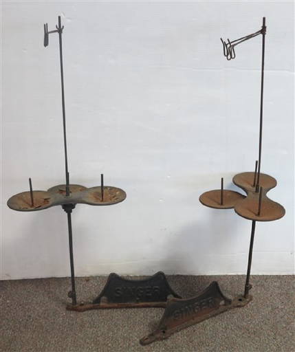 2 Singer Spool Stands - Feb 10, 2019 | State Line Auctions & Estate ...