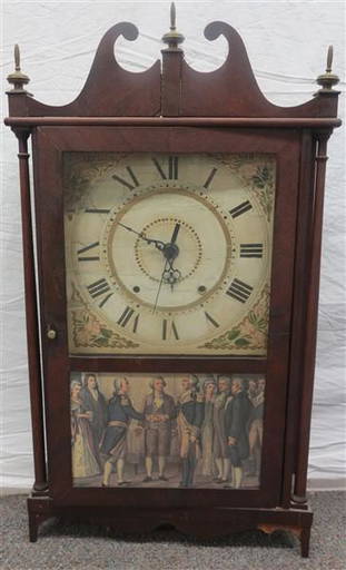 Ct Pillar And Scroll Clock