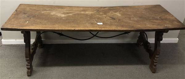 Antique Swingleg Walnut Table