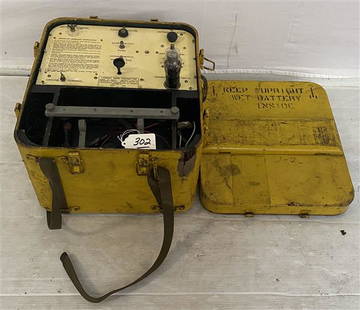 Vintage U.s. Army Field Safe