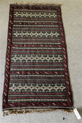 Afghan Mat 2'6" x 5' (#0010Q) on Jan 15, 2023 | State Line Auctions ...