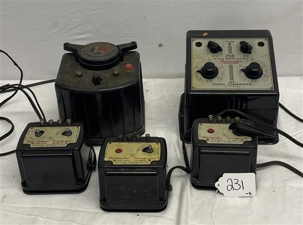 5 Collectible Lionel Transformers