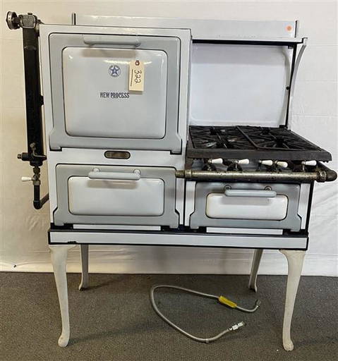 Vintage "new Process" Gas Enamel Stove