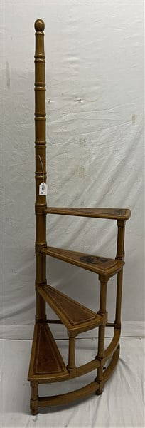 English Regency Style Library Steps Auction