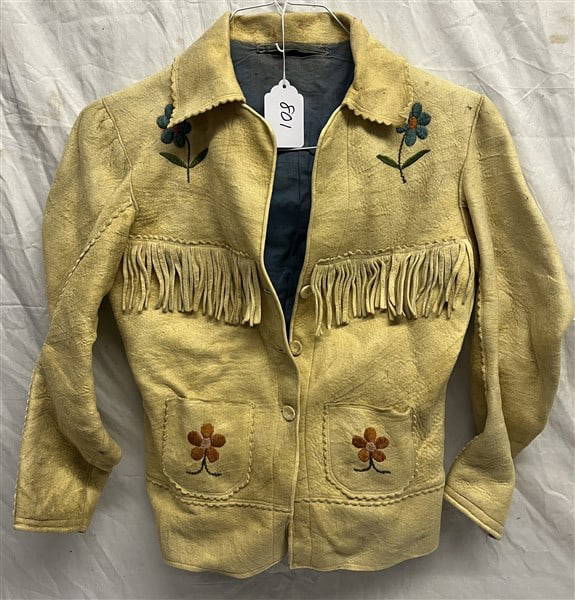 Decorated Doeskin Jacket Ca 1890s Auction
