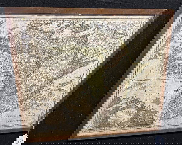 Map Of Africa Matthias Seutter Map Auction