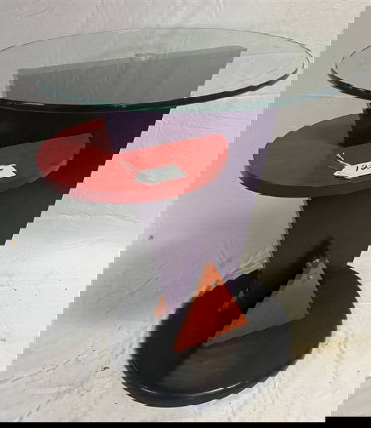 Memphis Style Side Table Auction