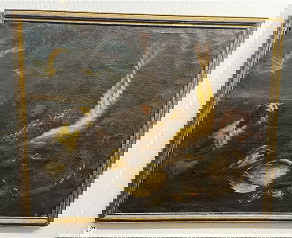 19th Cent Old Master Still Life 43 X 51 Auction