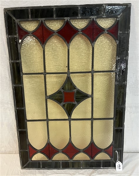 Unframed Stained Glass Panel 23" X 35" - Jun 08, 2025 | State Line ...