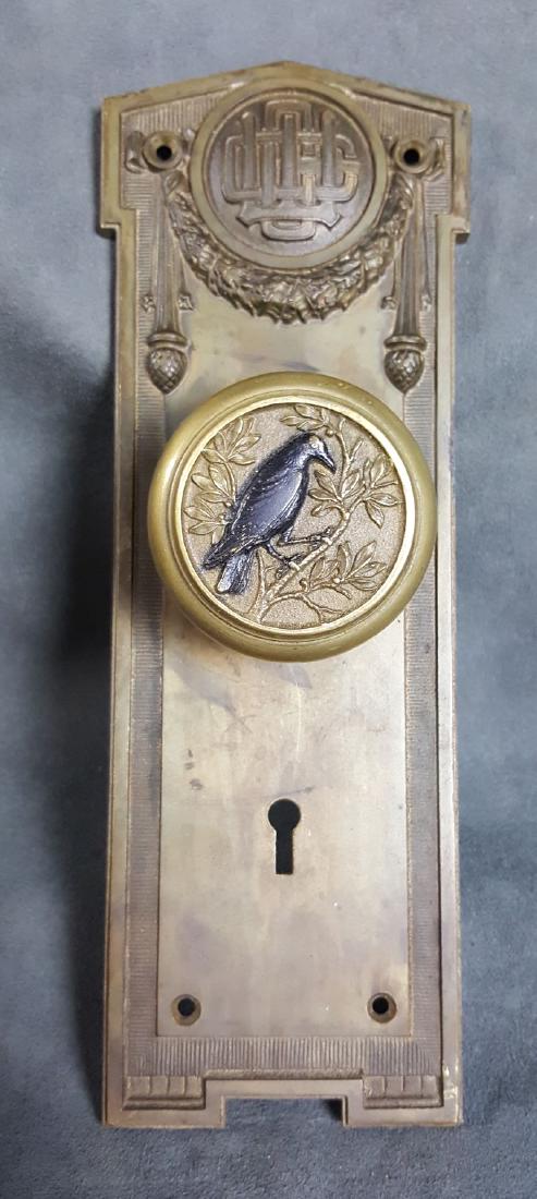 Crow Wing County Knob and Door Plate - Jan 02, 2019 | LooLoo Design in Rhode Island