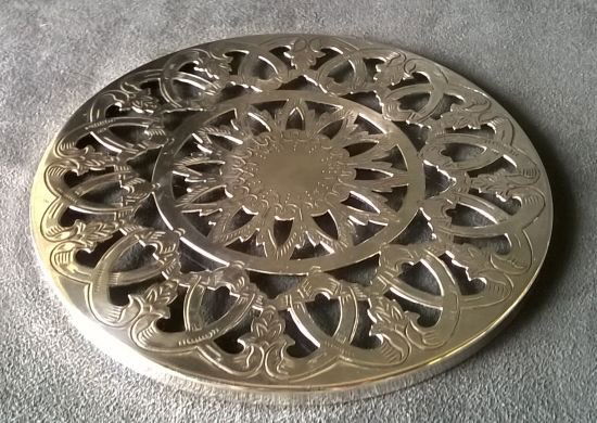 Round Glass Trivet