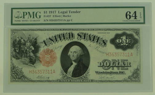 1917 $1 Legal Tender Note