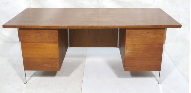 Knoll Executive Walnut Desk