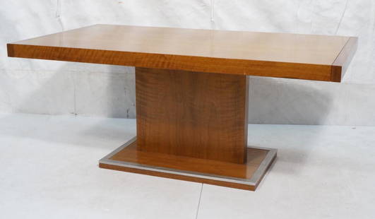A Modern Pedestal Dining Table
