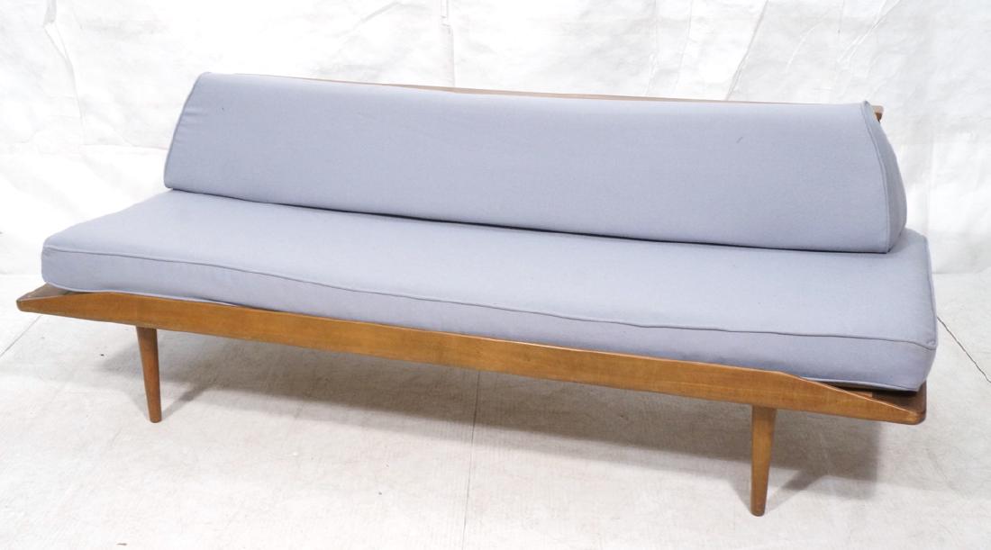 HANS WEGNER Style Sofa Daybed. Armless couch with