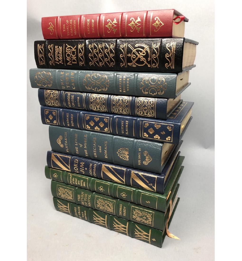 10 Leather Bound Classic Books EASTON PRESS "Moby
