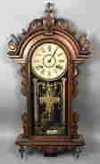 Gingerbread Wall Regulator Clock - Jun 25, 2020 | Bodnar's Auction ...