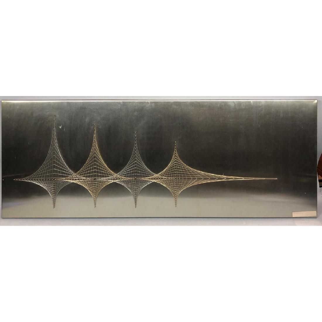 Raoul Lametz Stainless Steel Wall Sculpture. Mode