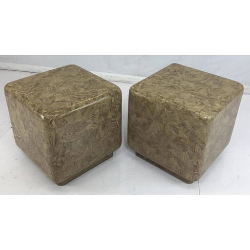 Maitland Smith Cube Tables. Pr Natural Stone Tile