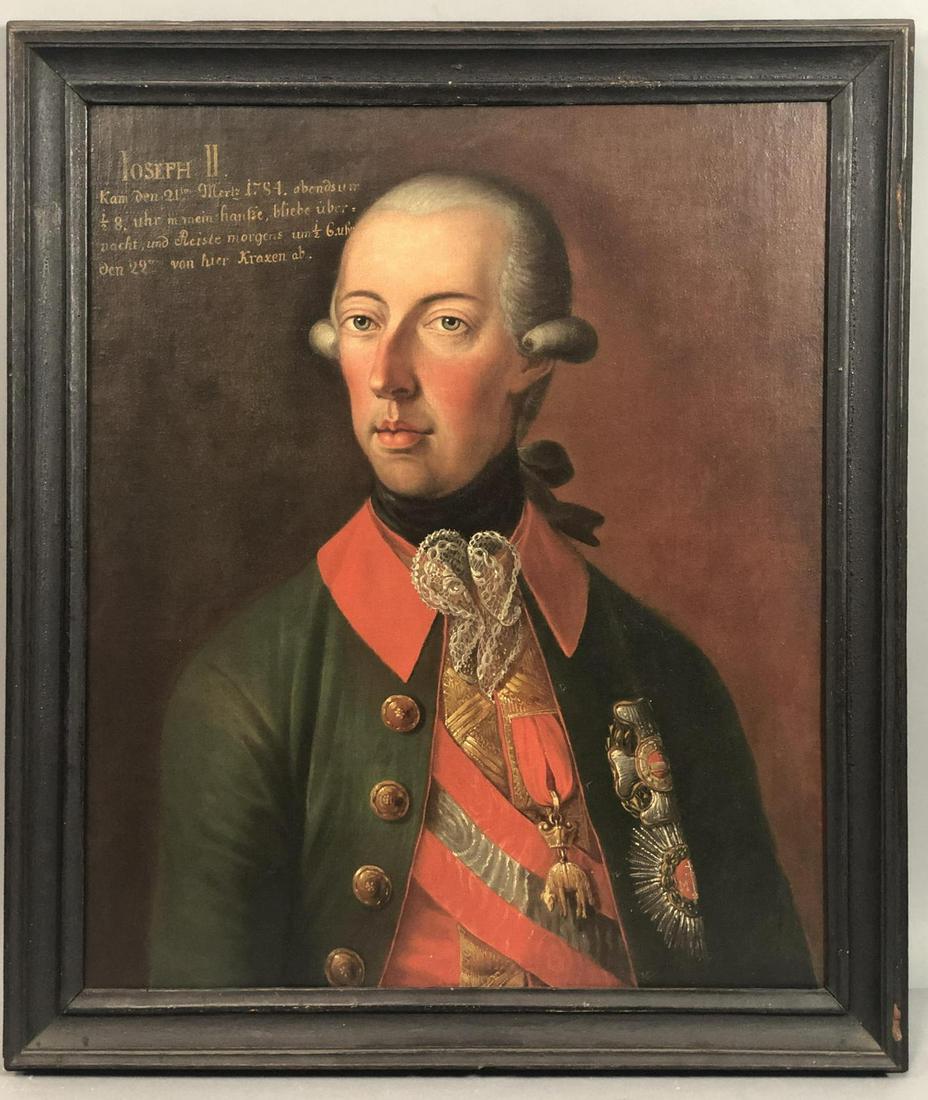 Antique Portrait Painting of Emperor Joseph II. O - Sep 10, 2019 ...
