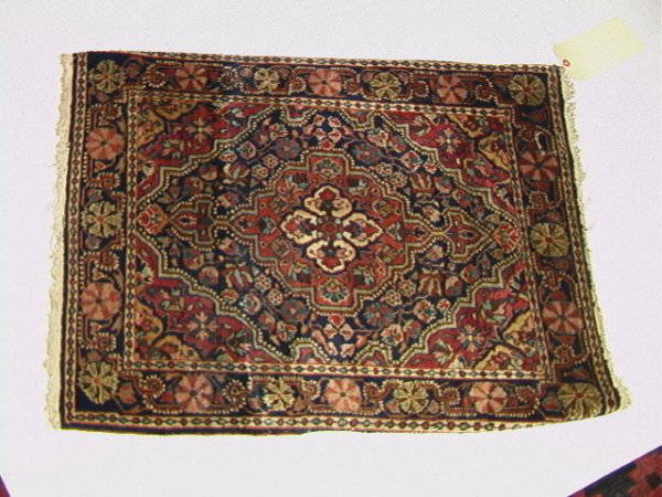 2'9x2'3 Persian Iranian Throw Mat Carpet Rug Di