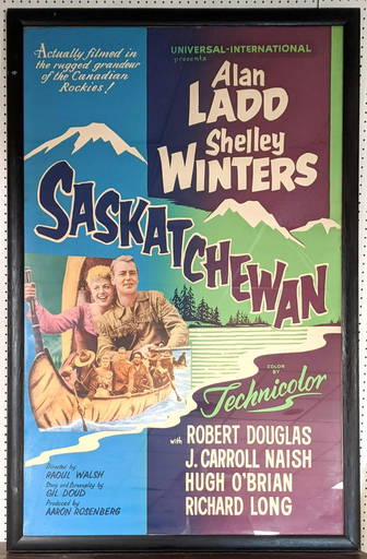 Saskatchewan Large Vintage Movie Poster. Universal In