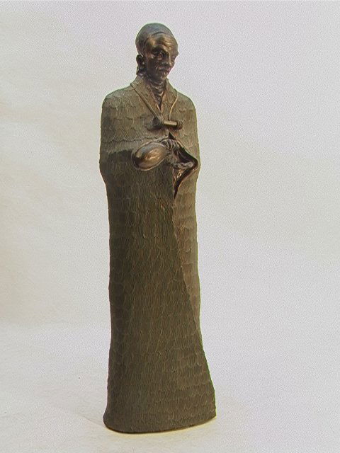 Stacy Bayne Soul Journeys Maasai Figure Visionary.