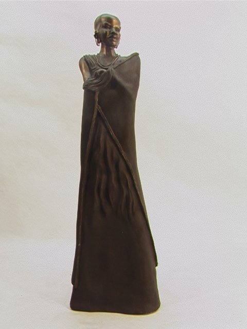 532: STACY BAYNE Soul Journeys MAASAI Figure GENTLE RUL