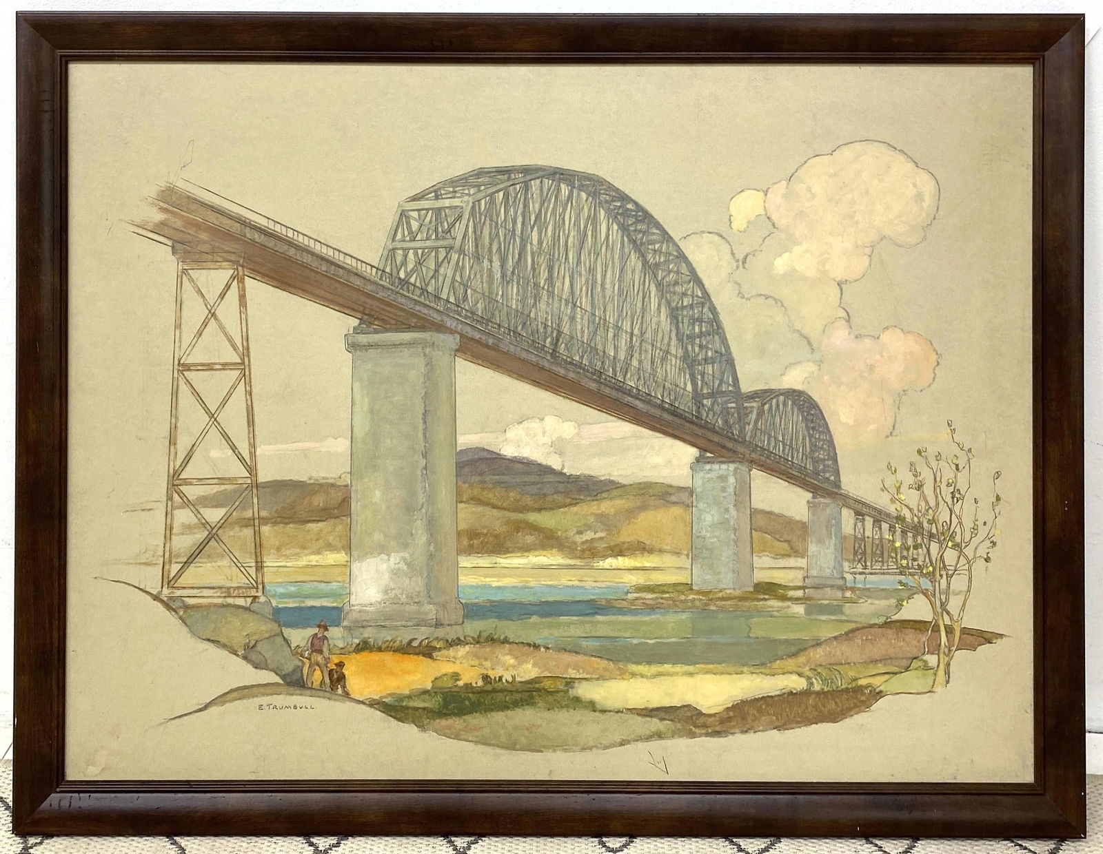 EDWARD TRUMBULL Pastel Drawing Illustration. Frame size - Jun 23, 2020 ...