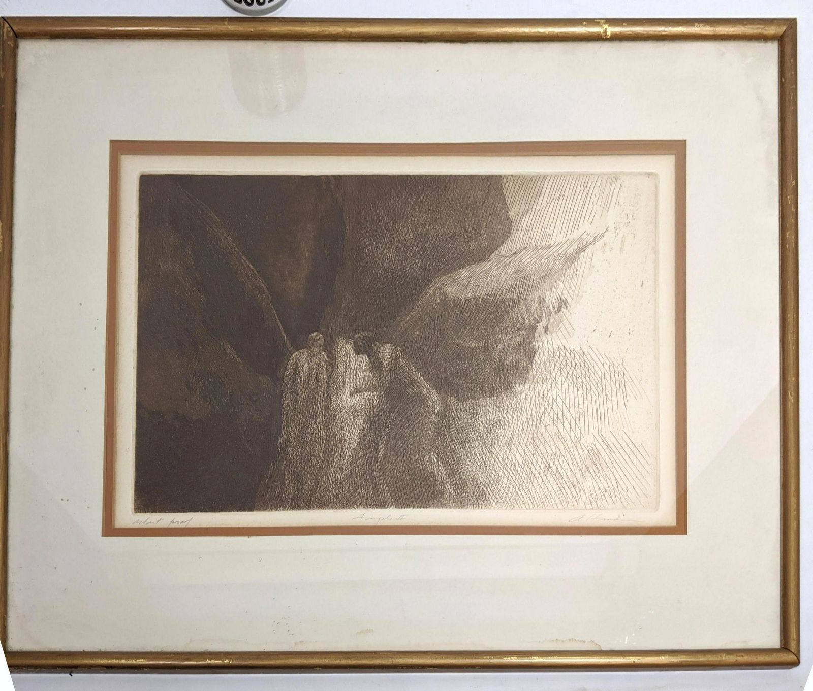 Harold Altman Pencil Signed Lithograph Print.