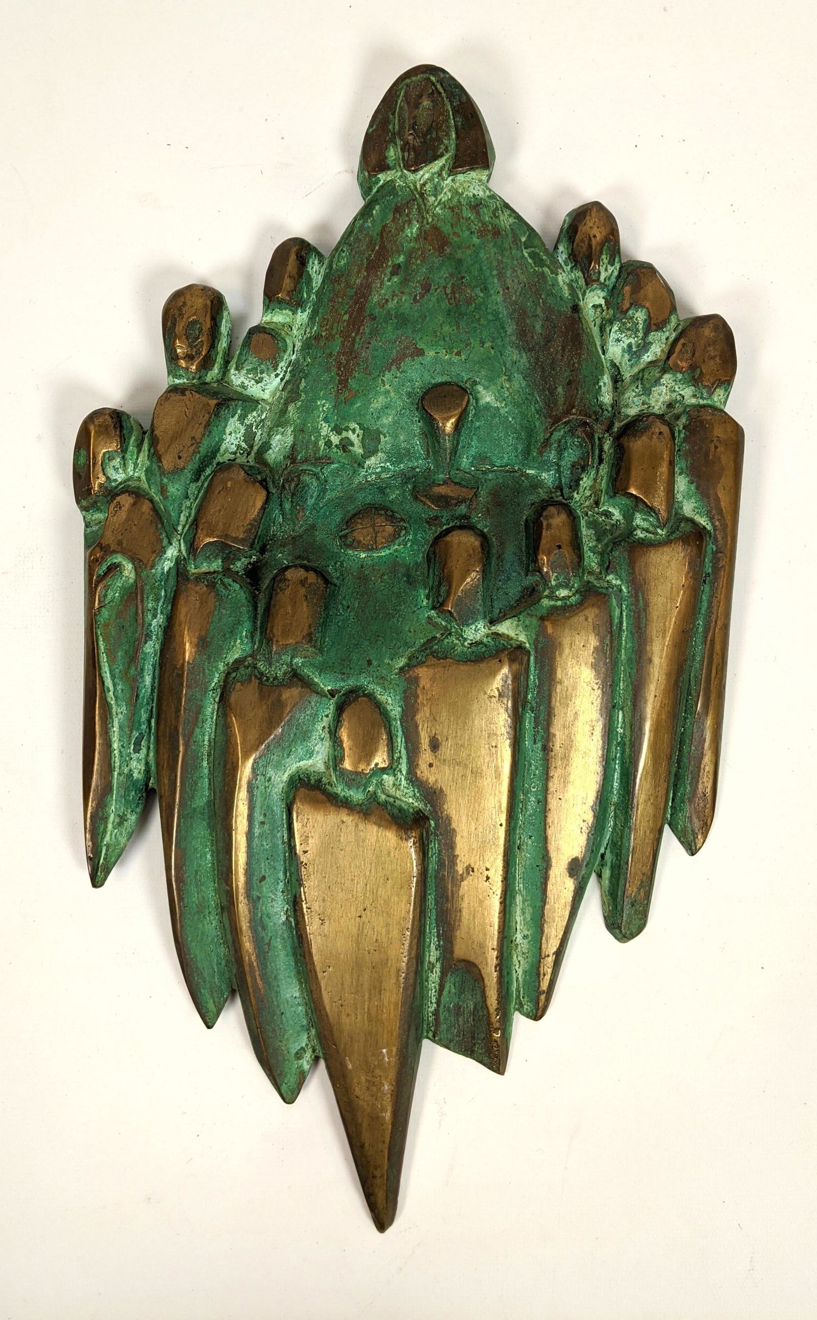 Fergus O'farrell Bronze Wall Sculpture. Last Supper. M