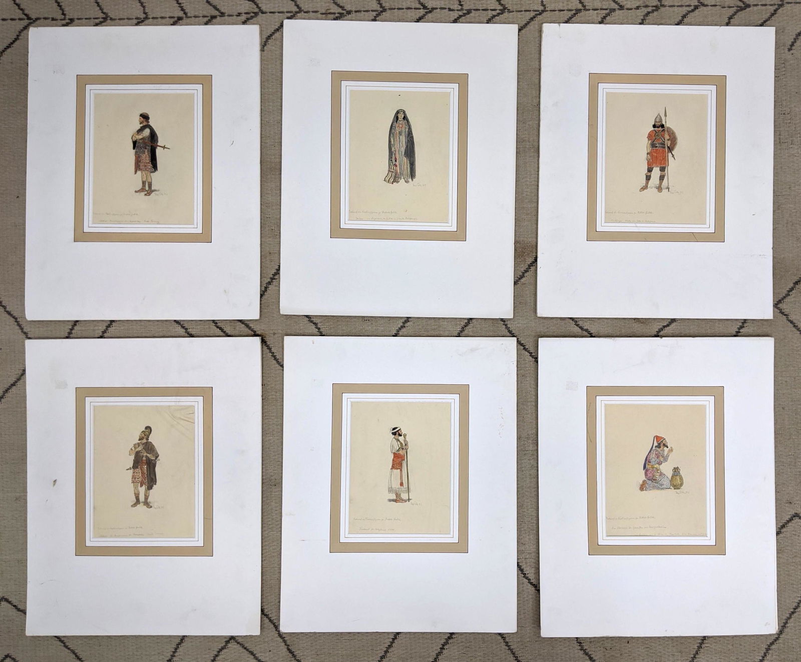 Set 6 MAX TILKE 1917 costume illustrations. Ink and Wat - Dec 10, 2020 ...