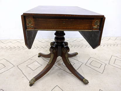 Antique Drop Side Table
