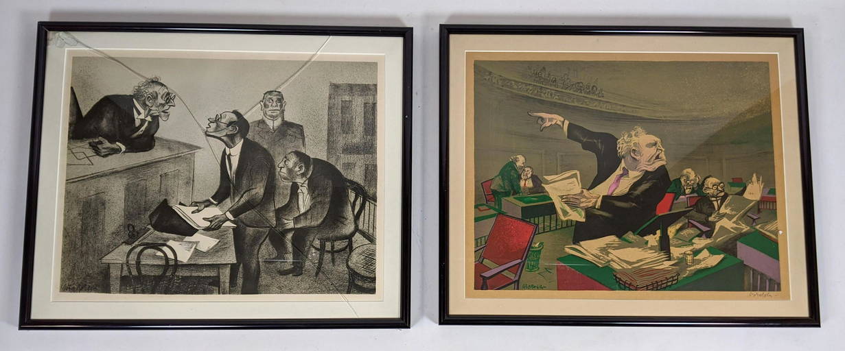 2 William Gropper Court Scene Prints. Color 1 pencil si - Dec 10, 2020 ...