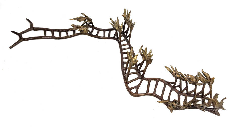 Modernist Helen Evans Ramsaran Bronze Sculpture.