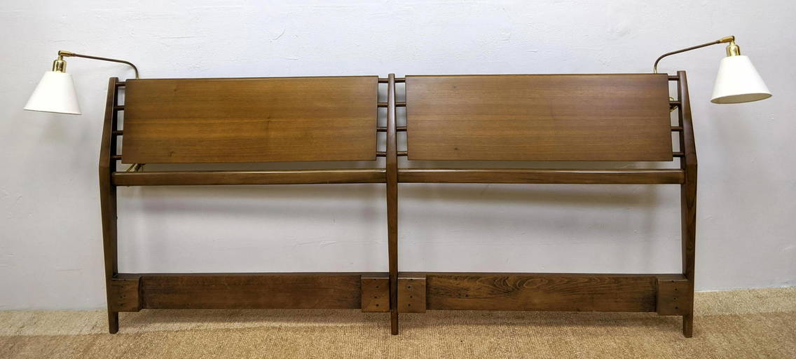 Good American Modern King Size Headboard Bed. Goof For