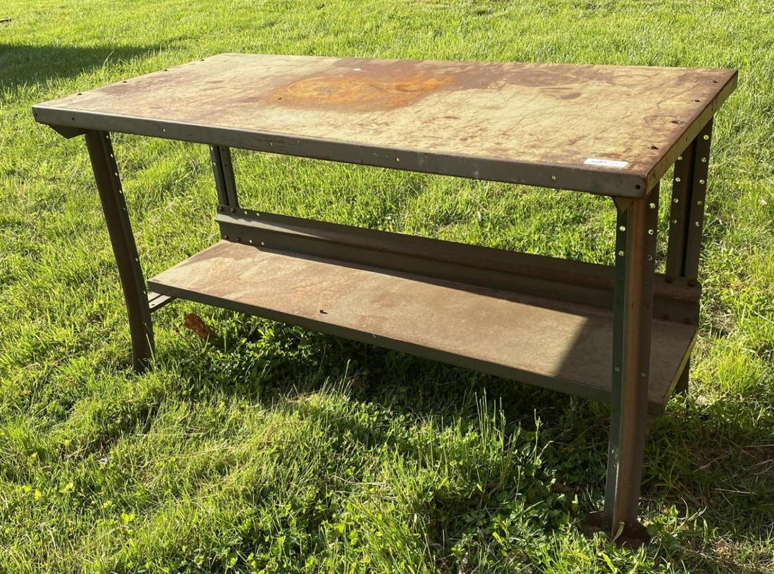 Industrial Steel Work Table Work Bench.