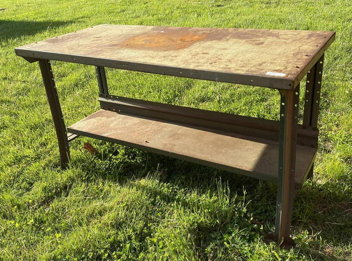 Industrial Steel Work Table Work Bench.