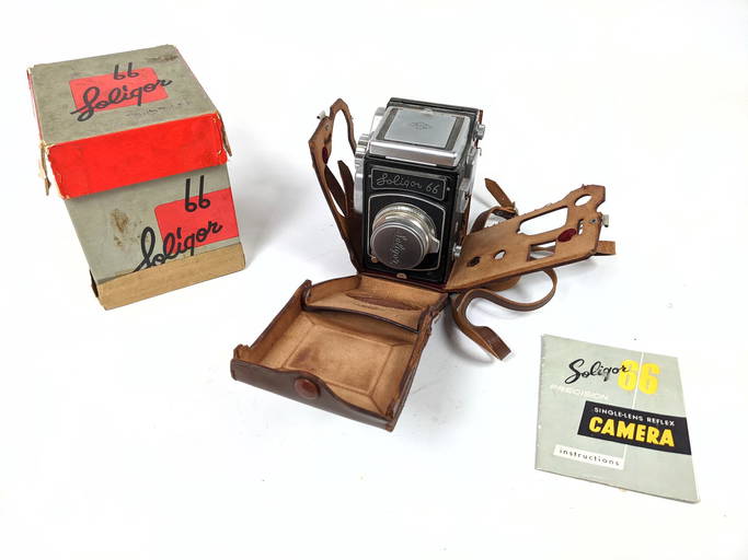 Vintage Soligor 66 Single Lens Reflex Camera. "precisio