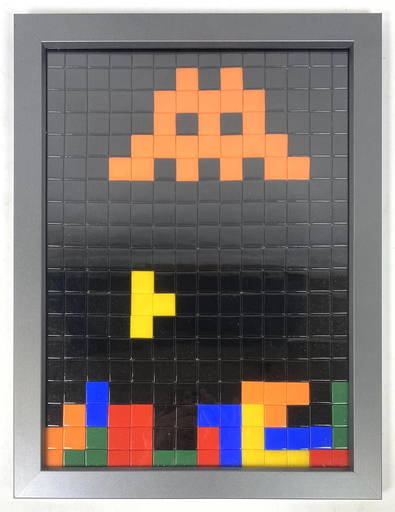 Space Invaders square Tile Op Art. - Sep 28, 2021 | Uniques & Antiques ...